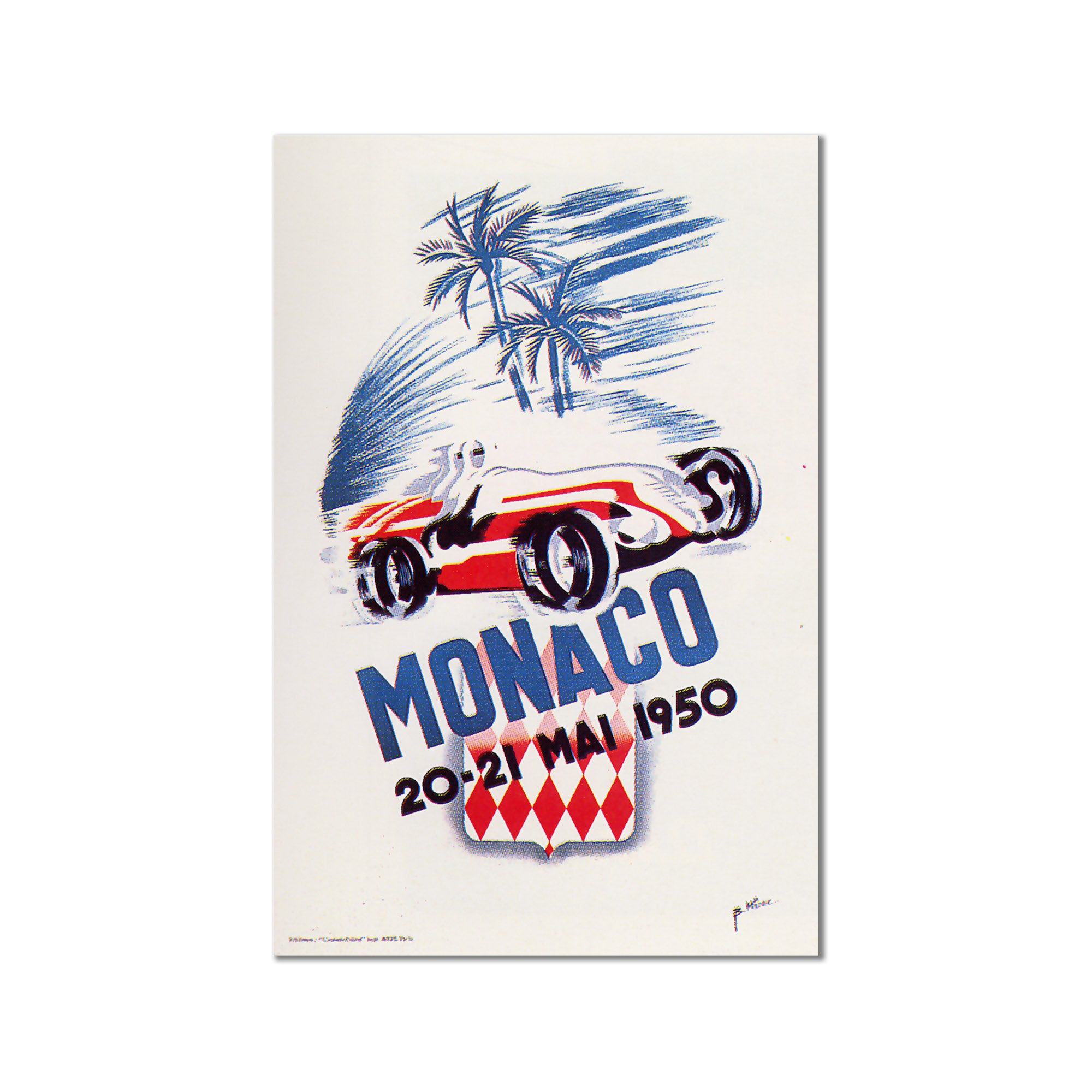 Monaco 1950 | Vintage Posters | Art Firm